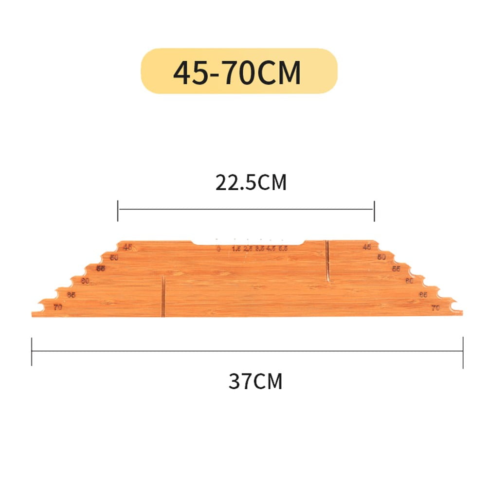 Fishing Ruler Measuring Line Board Solid Wood Sub-Line Board Winding ...