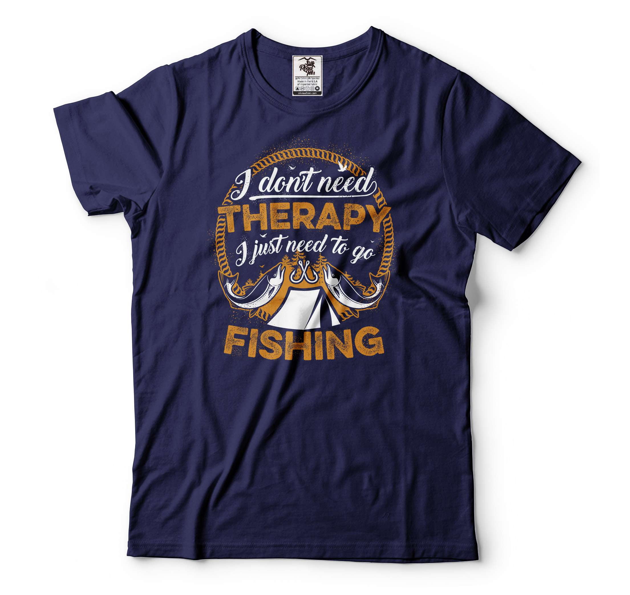 Fishing Shirt Fishing Therapy Shirt Funny Fishing Tee Fishing Lover ...