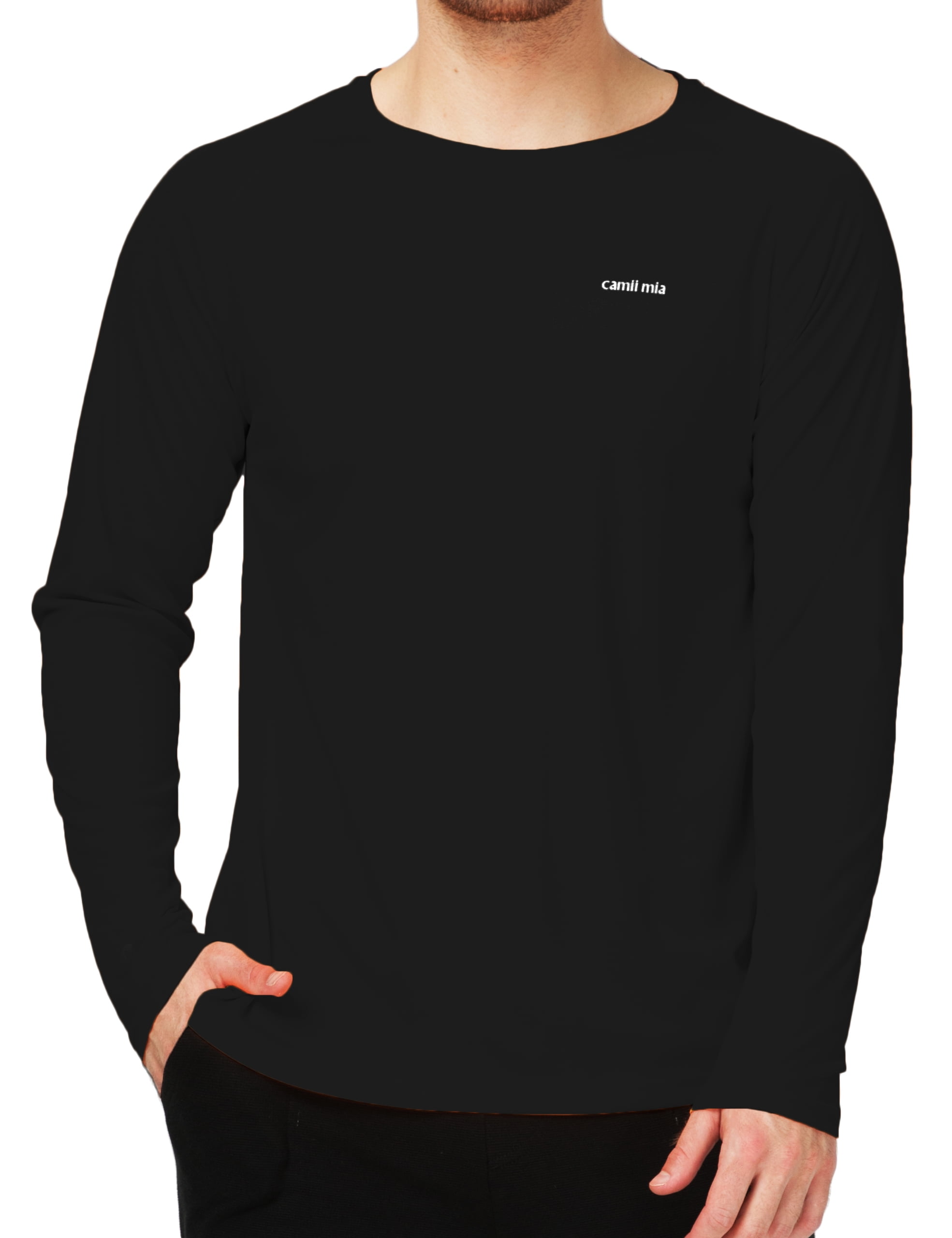 Men's UV Sun Protection UPF 50+ Long Sleeve Fishing Shirt, Moisture ...
