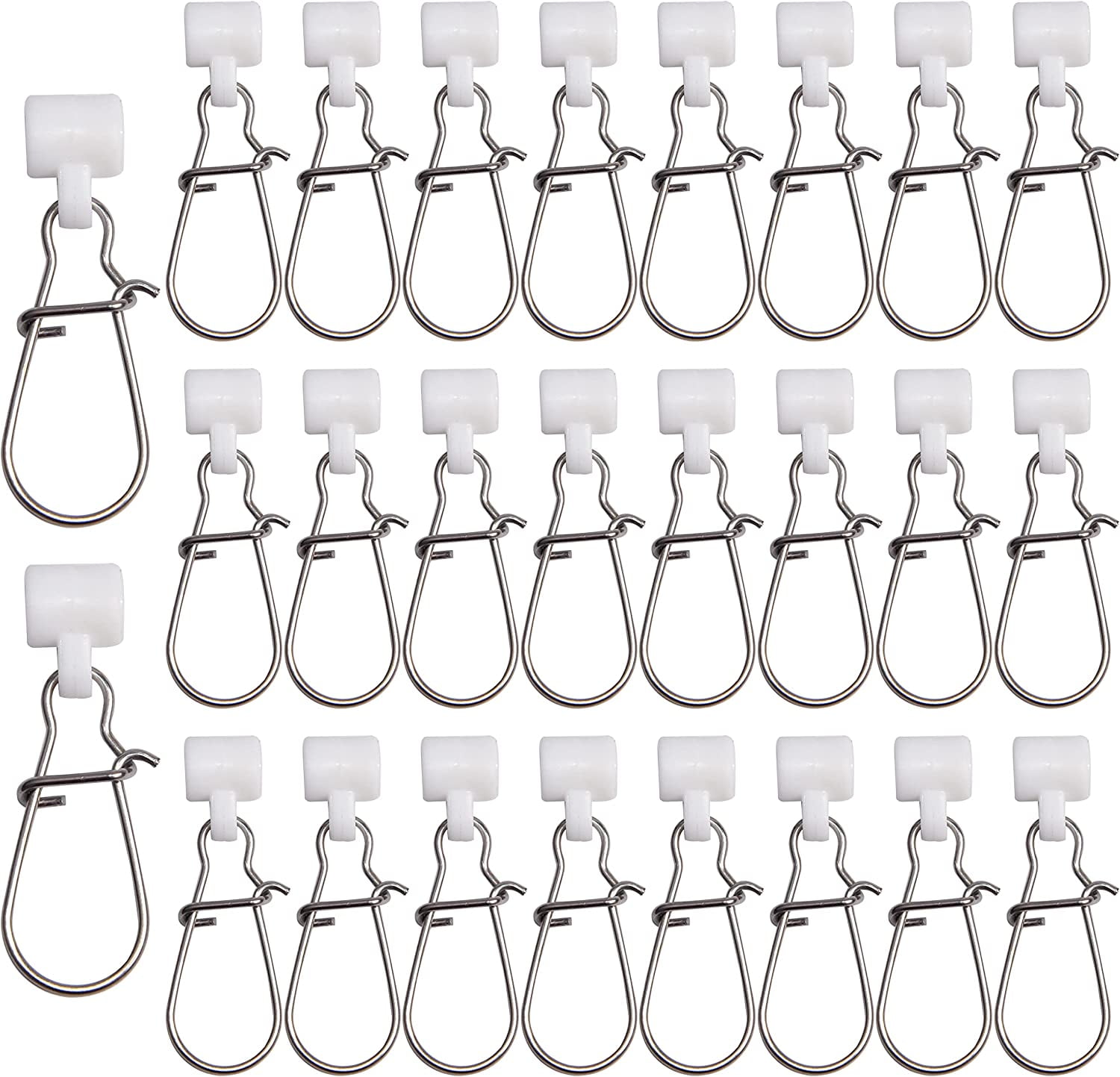 Fishing Sinker Slides with Snap, 30pack High-Strength Braid Line ...