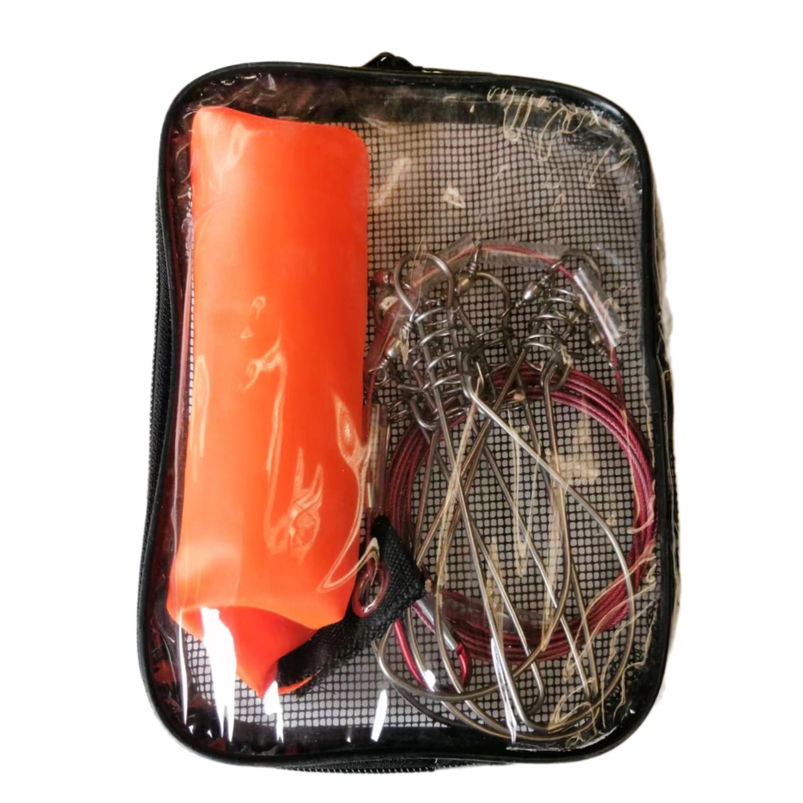 Fishing Stringer Live Fish Lock Buckle with Float and Fish Hook 5m 10m ...