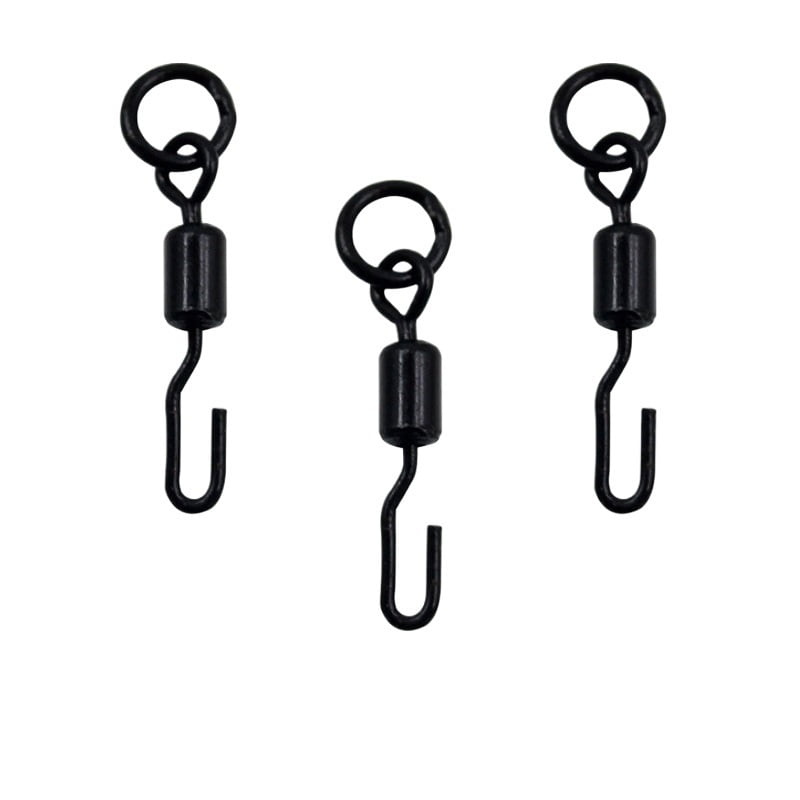 Fishing Swivel Connector with Wide Snap and Solid Ring Anti-Tangle ...