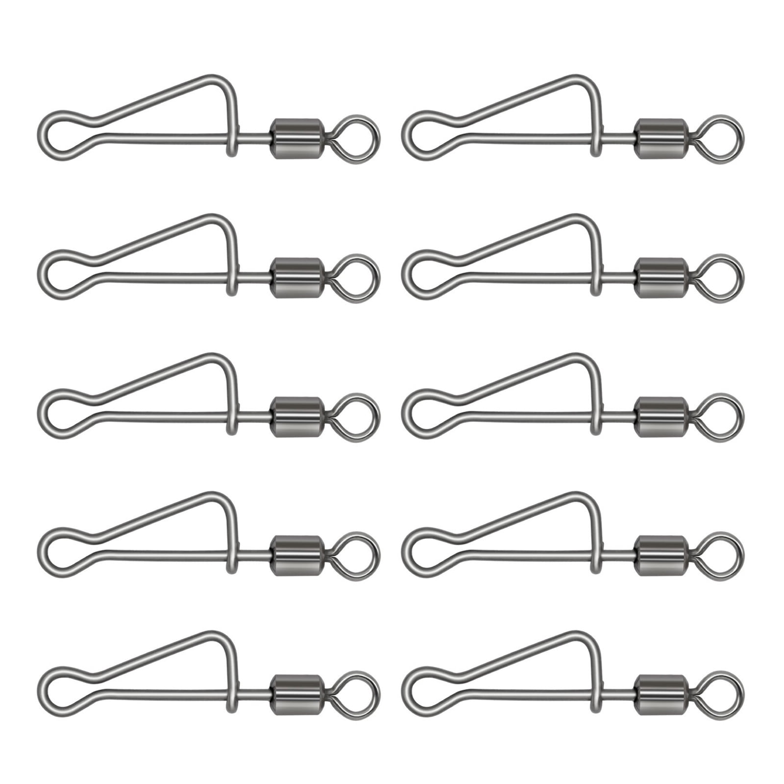 Fishing Swivels Set, 10Pieces Strong Coppers Barrels Swivels Set ...