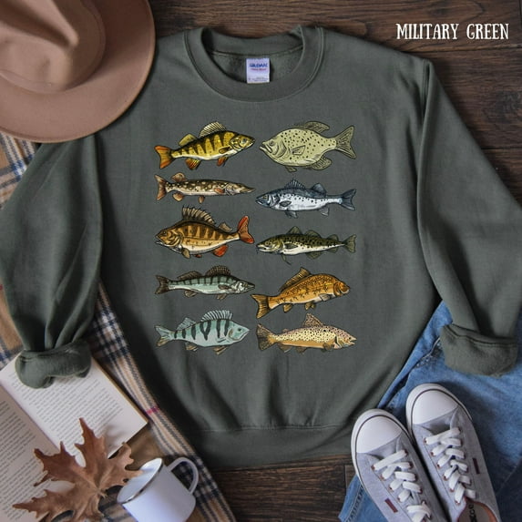 Fishing T-Shirt, Fisherman Shirt, Retro Fisher Shirt, Fish Shirt For ...