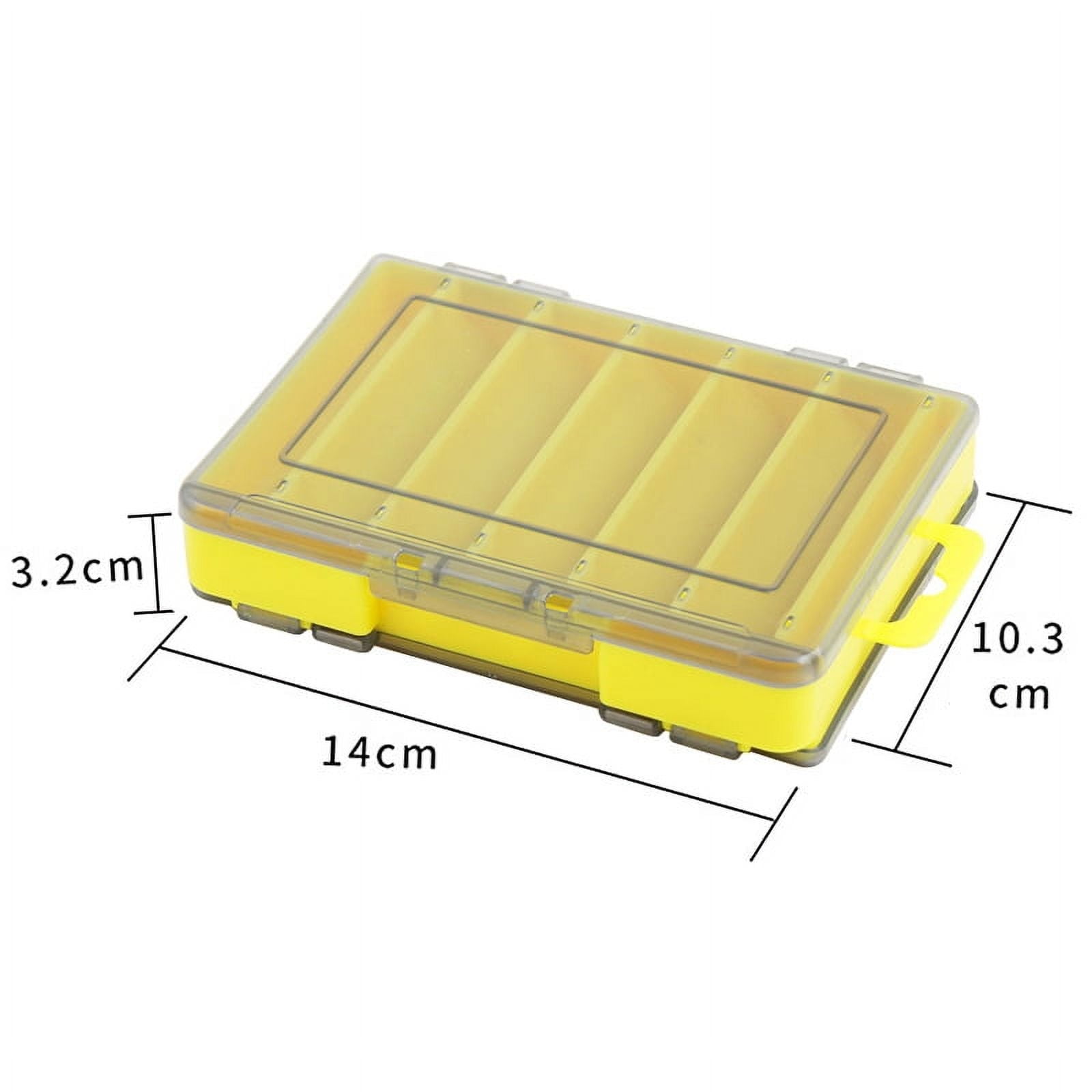 Fishing Tackle Box 14 Compartments Fishing Accessories Lure Hook ...
