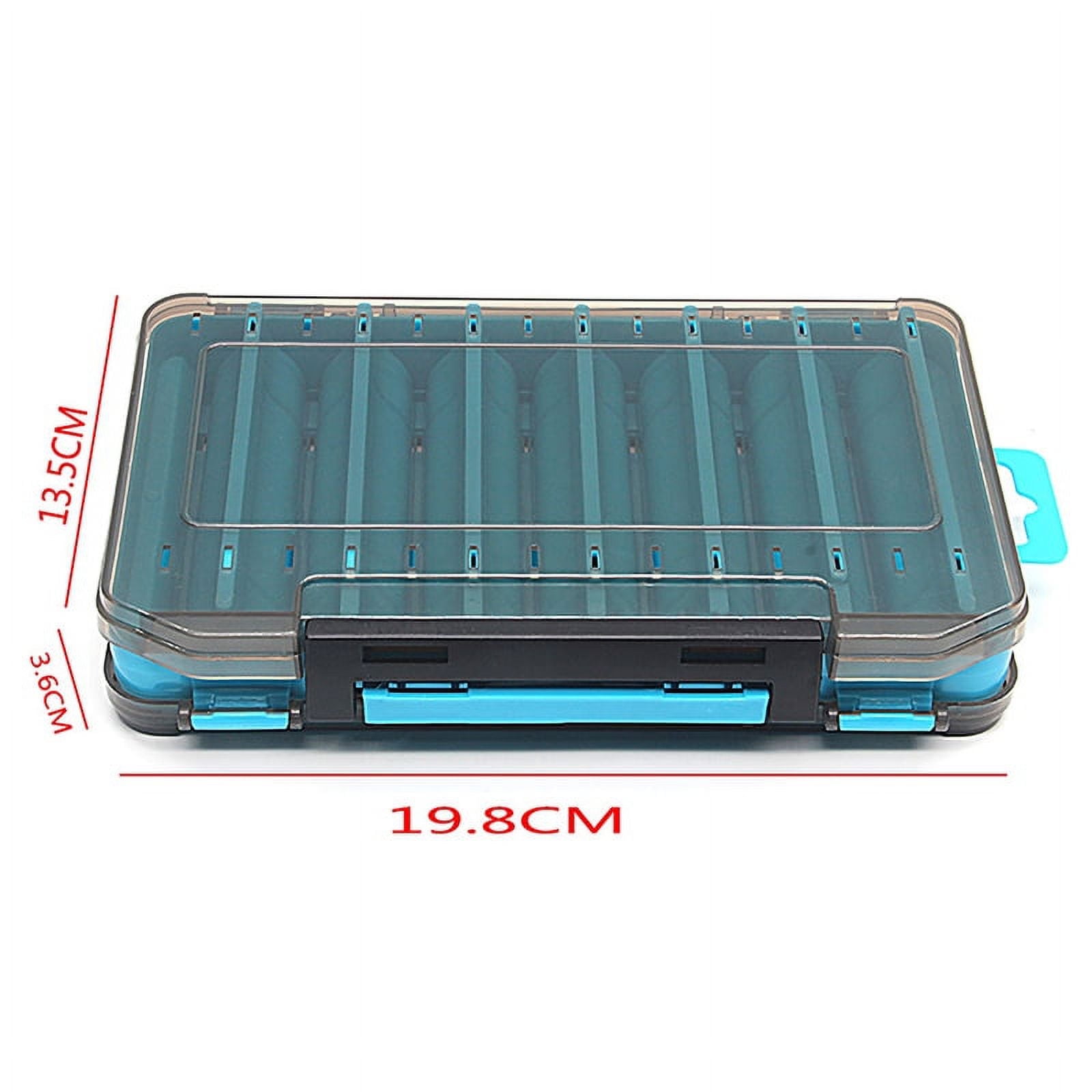 Fishing Tackle Box 14 Compartments Fishing Accessories Lure Hook ...