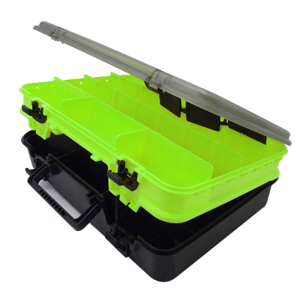 Fishing Tackle Box Fishing Hook Storage Trags Organizers Box Clear ...