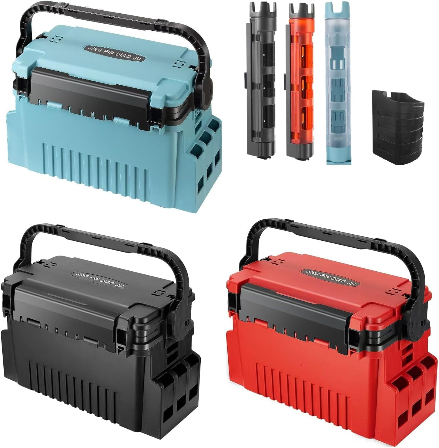 Fishing Tackle Box,Portable Fishing Lure Storage Tackle Box With Tray ...