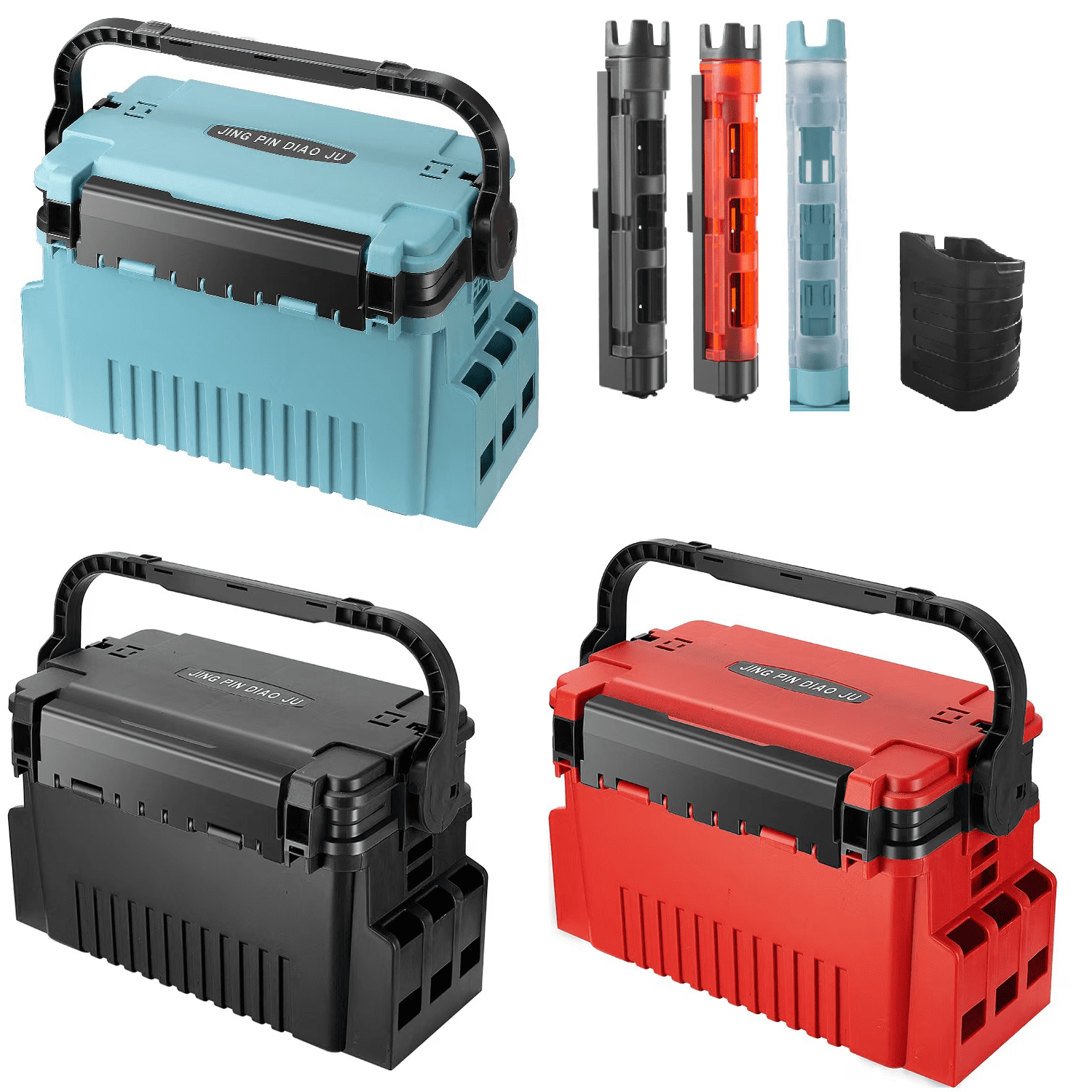 Fishing Tackle Box,Portable Fishing Lure Storage Tackle Box With Tray ...