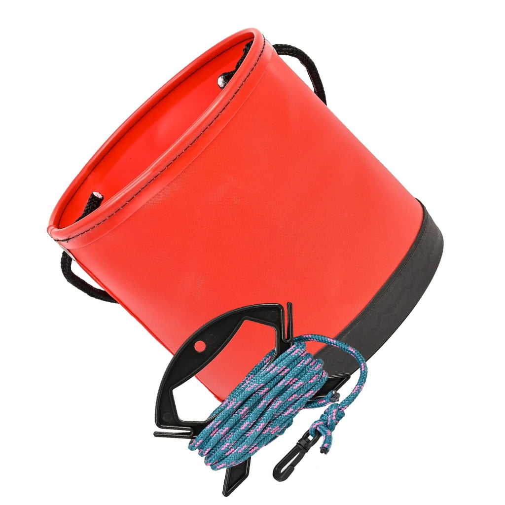 Fishing Tackle Box Water Bucket Colorful EVA Folding Fishing Bucket ...