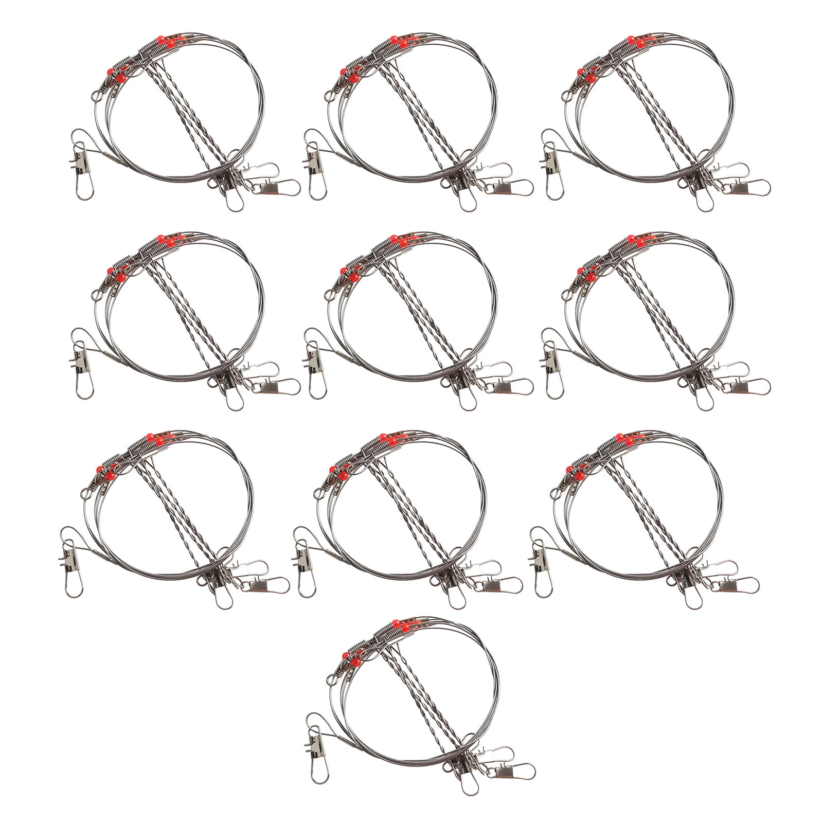 Fishing Tackle Freshwater Saltwater Fishing Wire Leader Rigs Sea ...