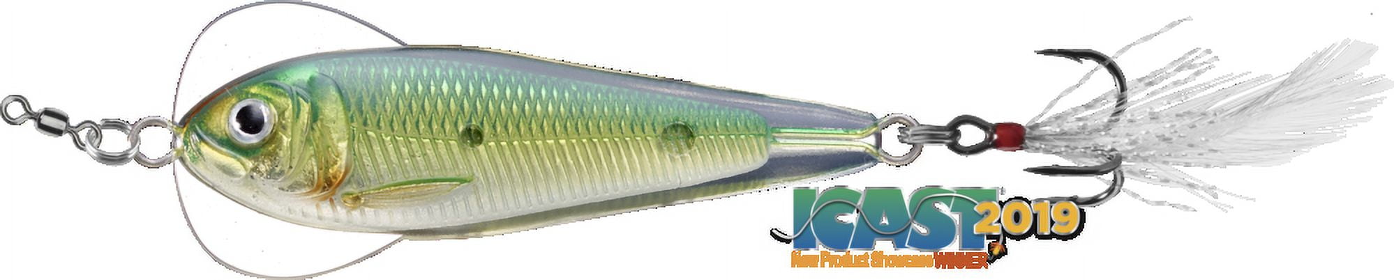 Fishing Tackle Lures Flutter Sardine Gold-Green - Walmart.com