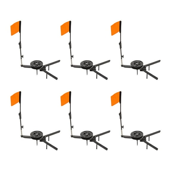 Fishing Tackle Marker Flags - Tip Up Strike Indicators with Poles Flags ...