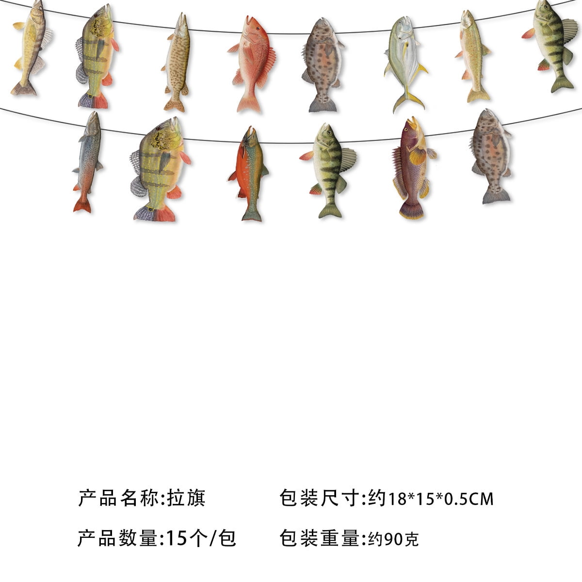 Fishing Theme Birthday Party Decoration Birthday Banner for Party Fish ...