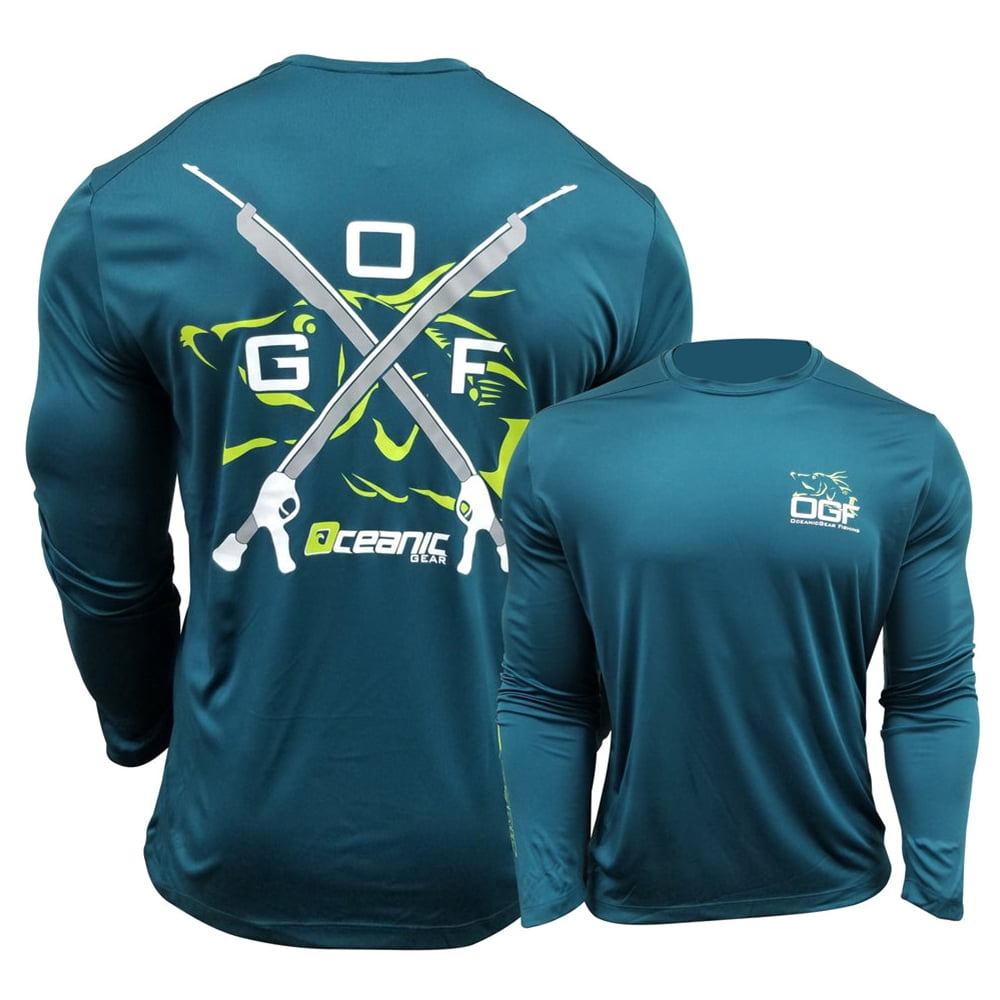 Fishing Tops Wear Sports Clothing Mens Crewneck Shirt Print Fishing ...