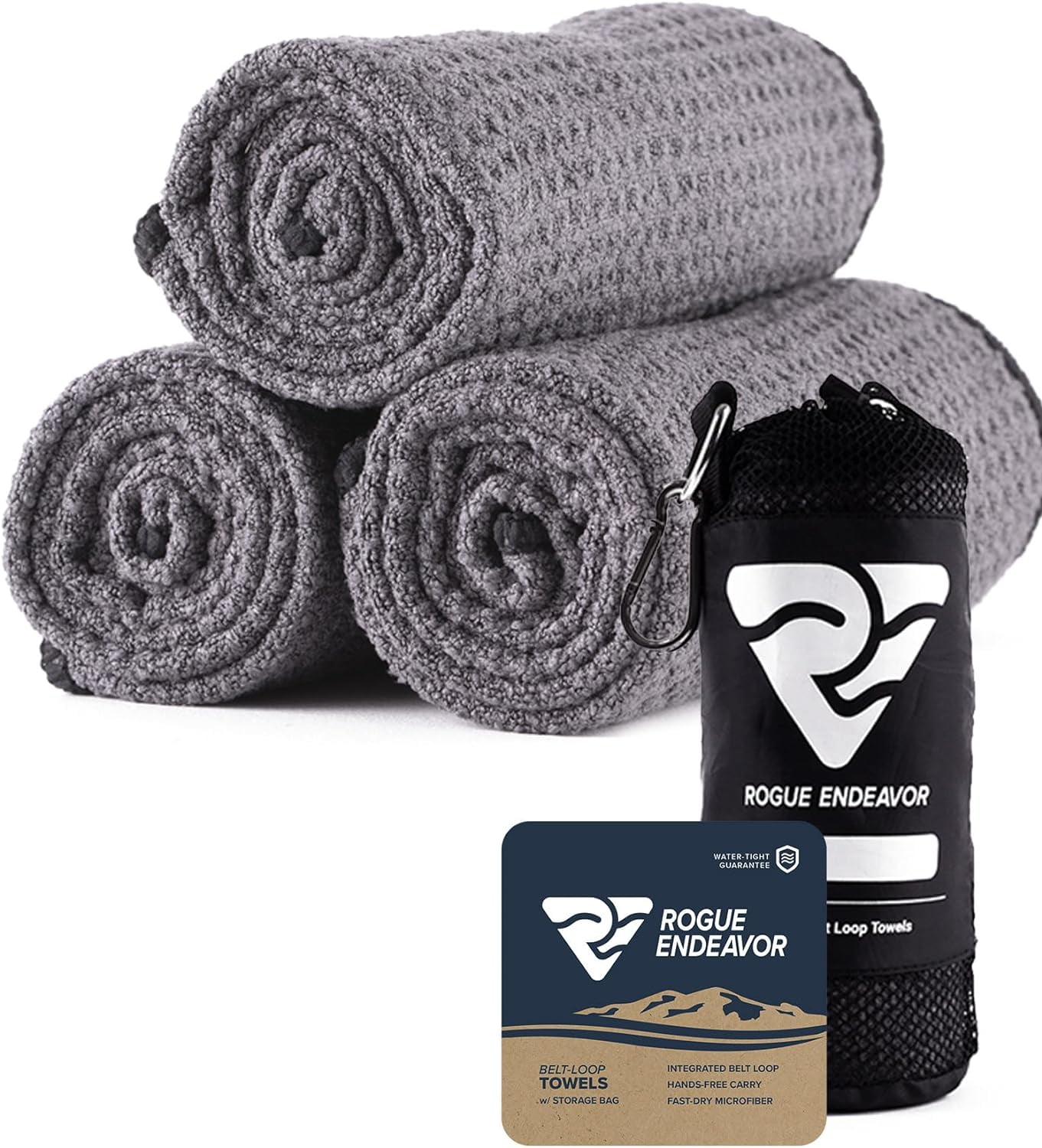 Fishing Towels (Pack of 3) by Rogue Endeavor– Microfiber Towels for ...