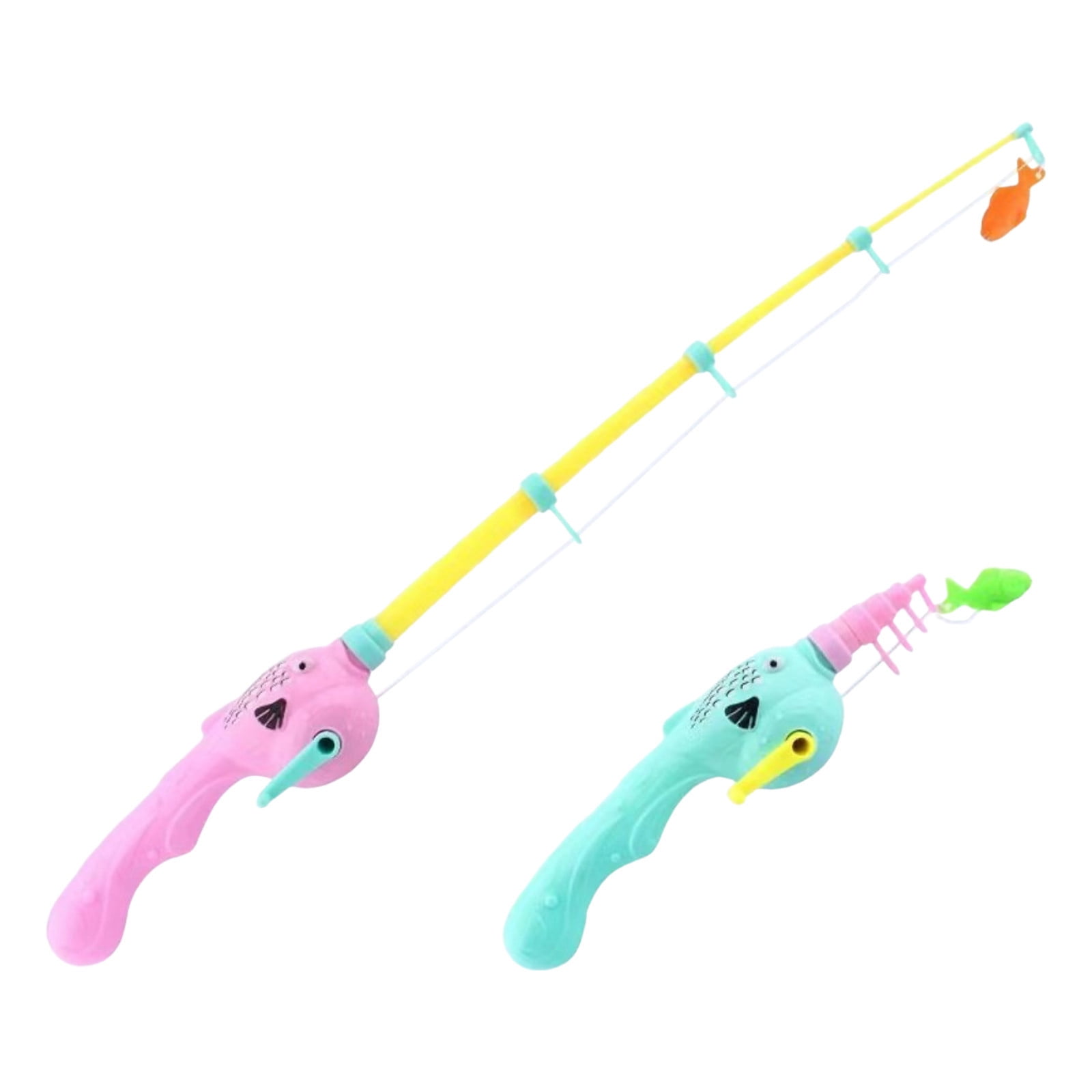 Fishing Toy Game for Kids Summer Beach Pool Water Stretchable Pole ...