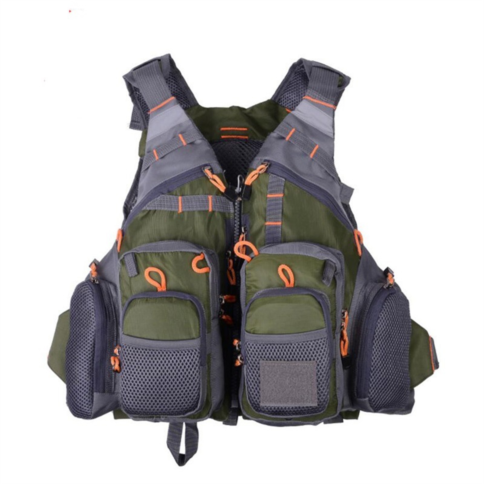 Fishing Vest Adjustable Life Jacket For Fly Bass Fishing And Outdoor ...