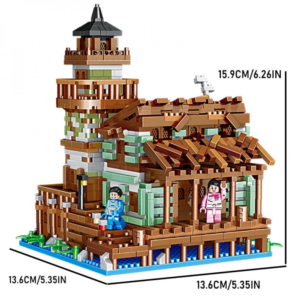 Fishing Village Cottage Building Blocks Architectural City Series ...