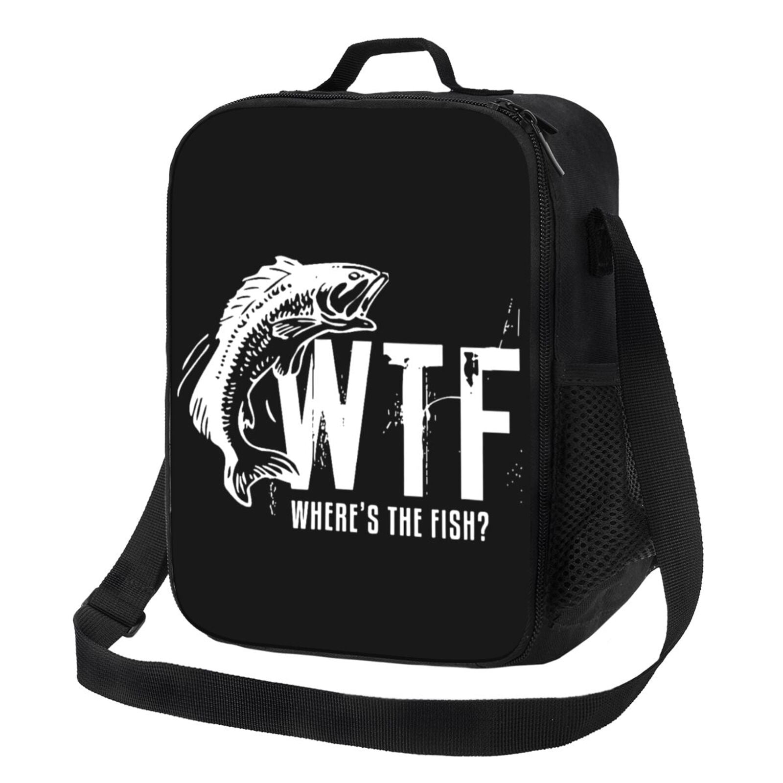 Fishing WTF Where's The Fish Lunch Bag Insulated Lunch Box for Women ...