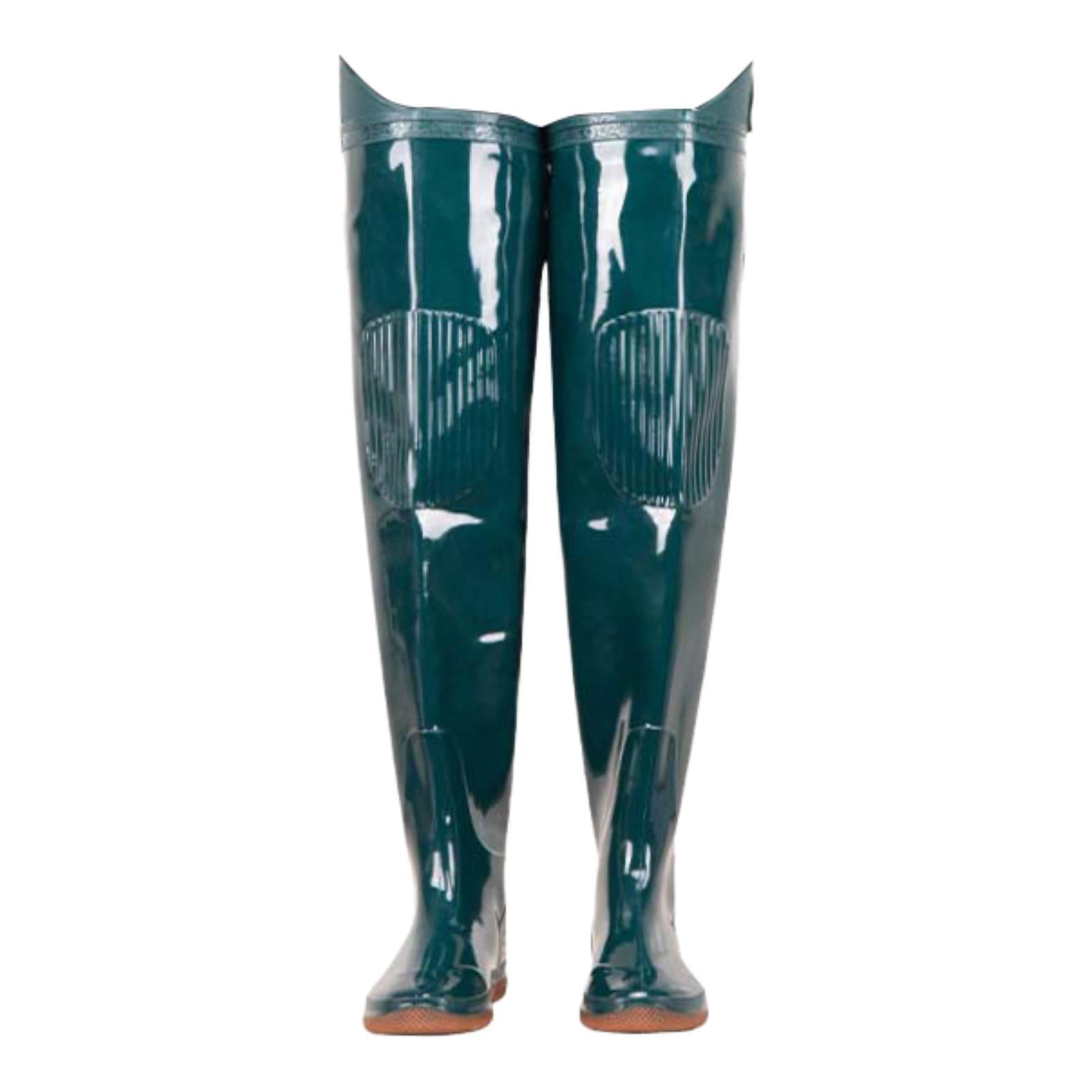Fishing Wader Boot over Knee Rain Boot Waterproof PVC Material for Men ...