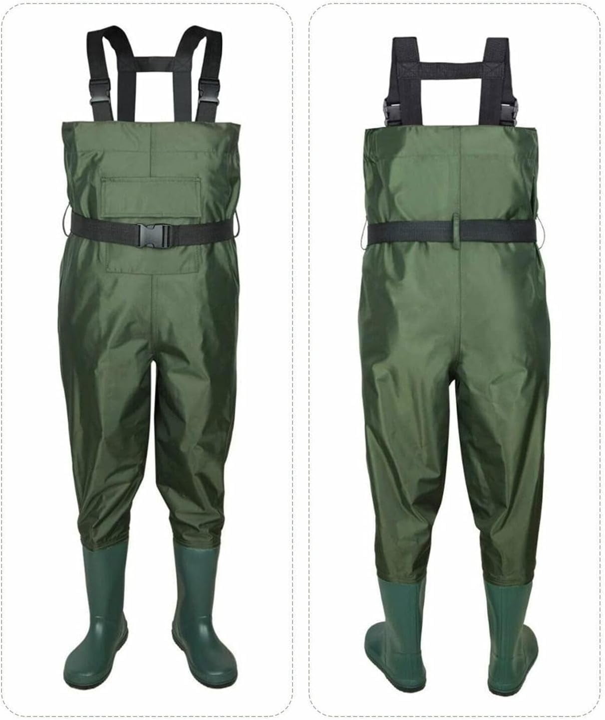 Fishing Waders for Men with Boots, Waterproof Hunting Chest Wader ...