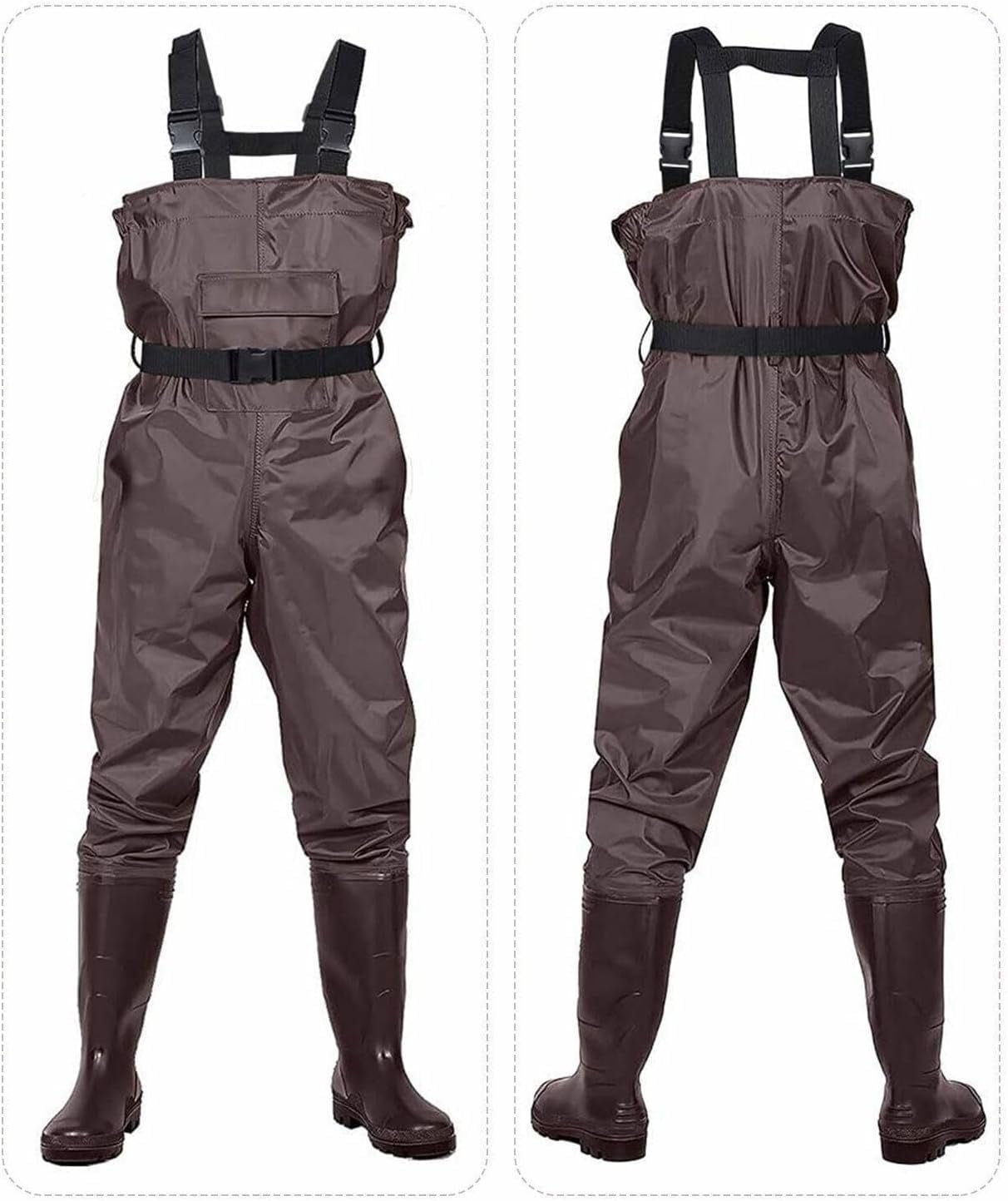 Fishing Waders for Men with Boots, Waterproof Hunting Chest Wader ...