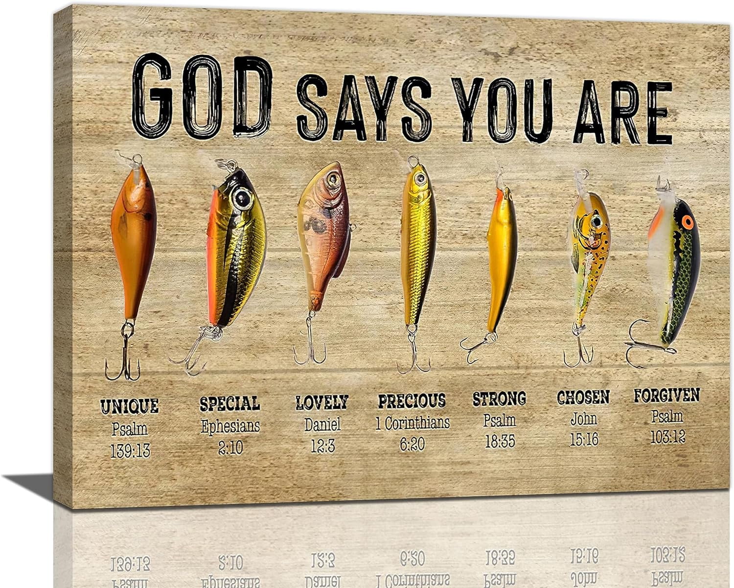 Fishing Wall Art Nautical Beach Ocean Pictures Wall Decor Farmhouse God ...