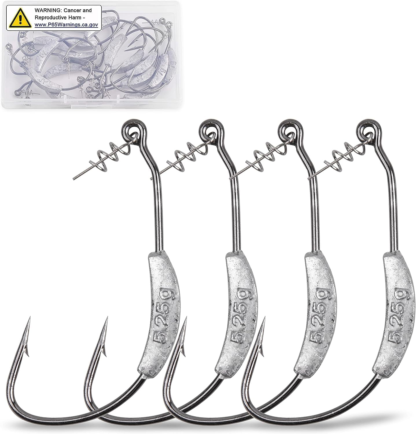 Fishing Weighted Hooks Swimbait Jig Hook with Twistlock Centering Pin ...