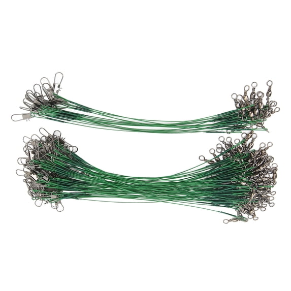 Fishing Wire Leader, 100PCS Fishing Leader Protective For Saltwater ...