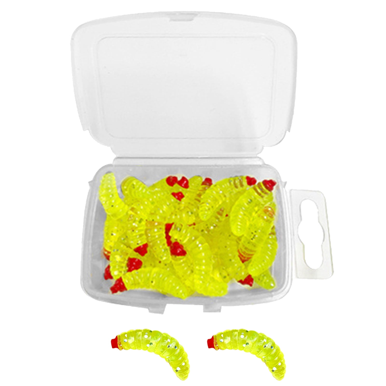 Fishing Worms Lure Artificial Baits Jigging Soft Maggots Baits Bread ...