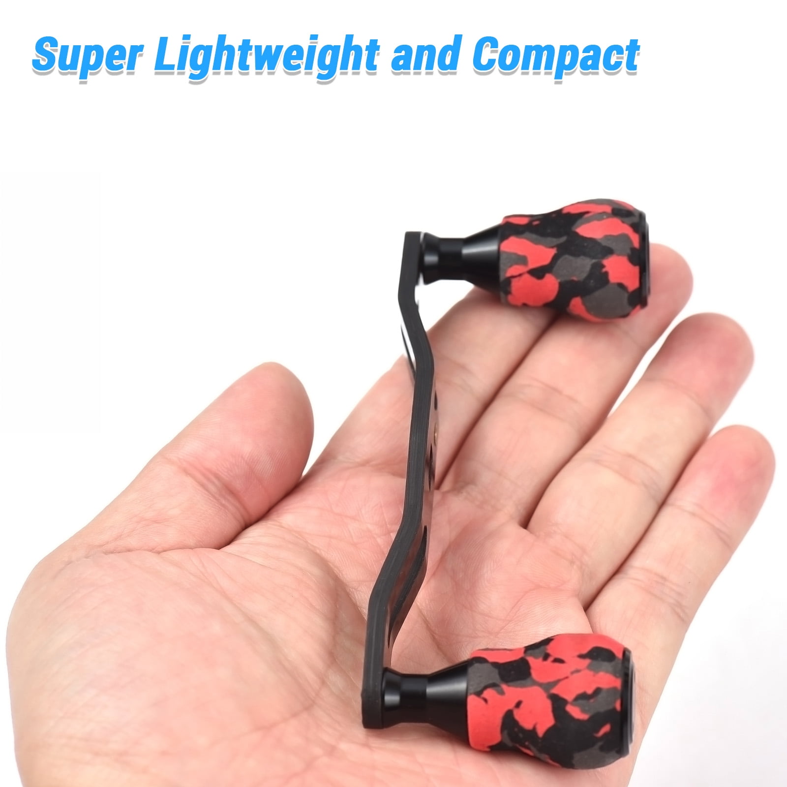 Fishing gear rocker,Handle Left Reel Left Reel Crank Carbon Qisuo Red ...