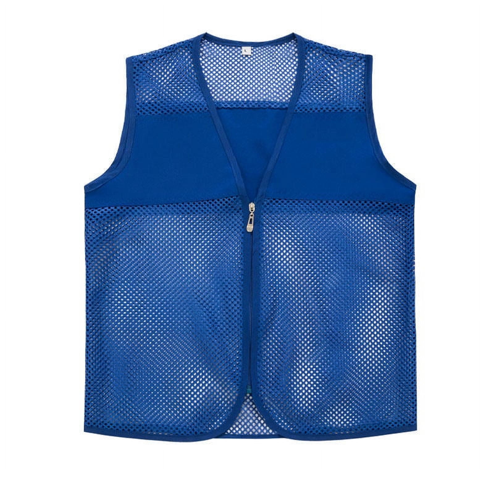 Fishing net mesh volunteer vest work clothes logo printing advertising ...