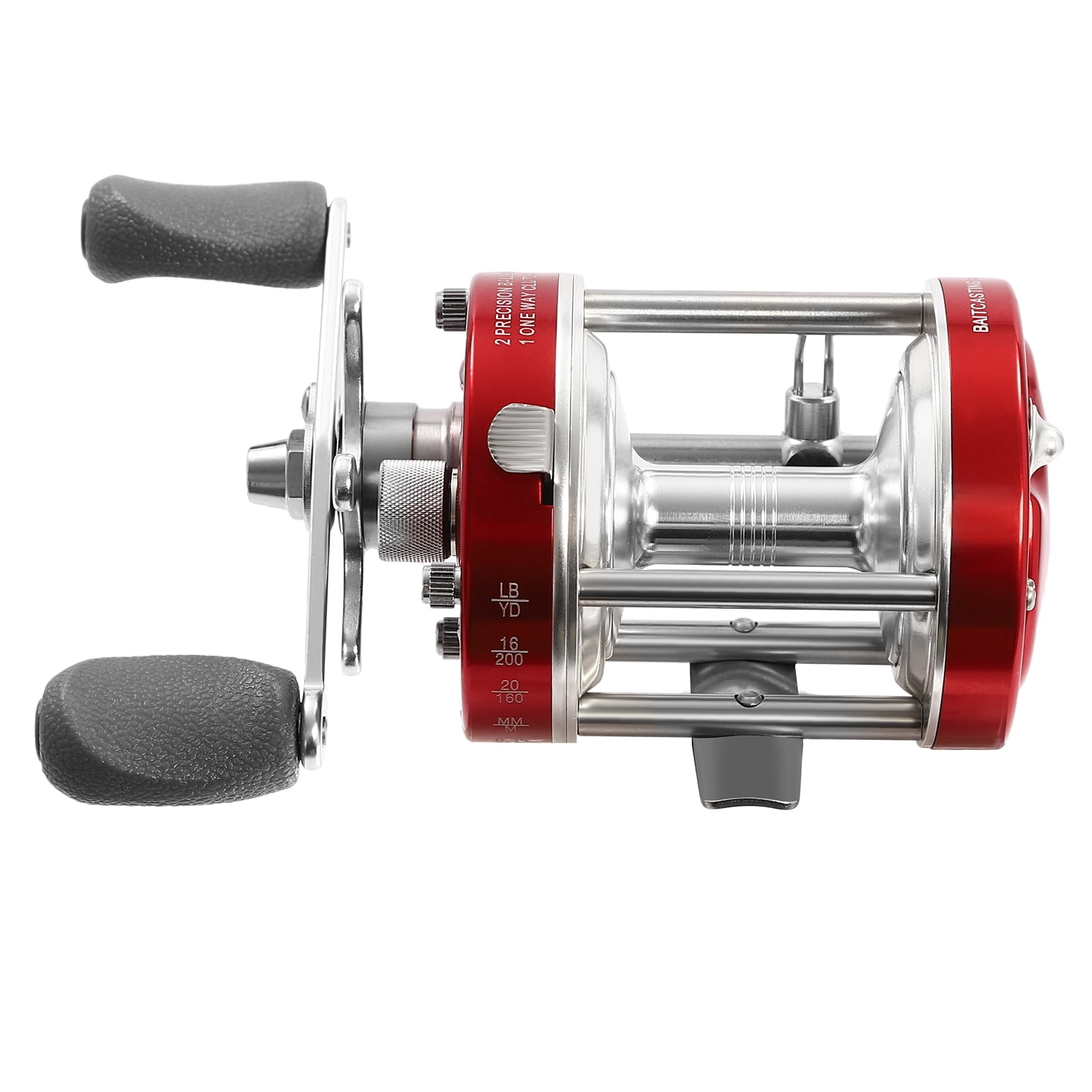 Fishing reel with ergonomic design, 30 lbs carbon fiber drag, precision ...