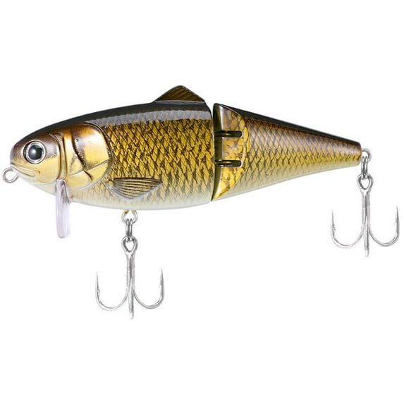 Fishlab Bio Shad Wake Bait Crankbait 4 Golden Shiner - Walmart.com