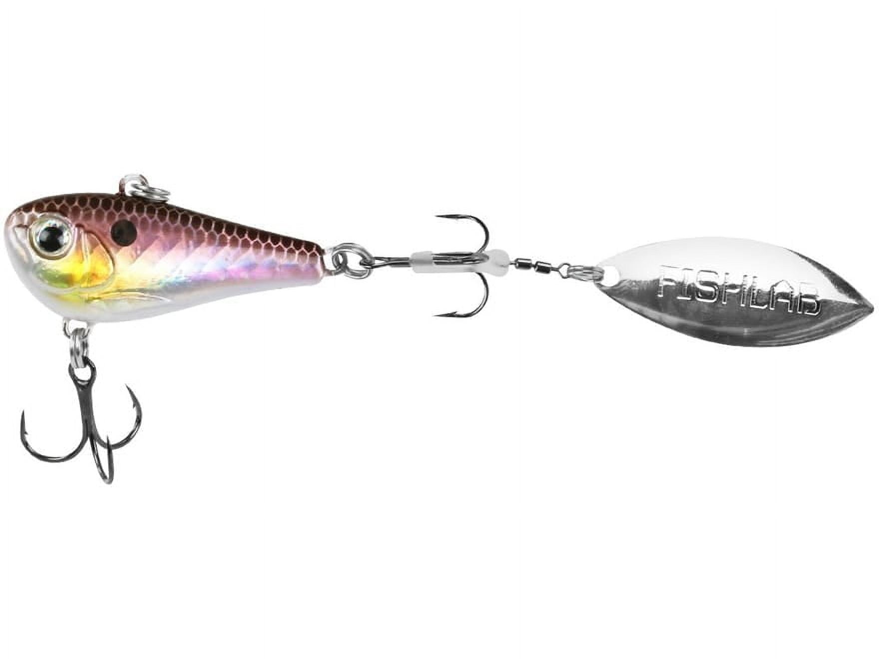 Fishlab Bio Shad Willow Tailspin Tail Spinner 1.75 Shad - Walmart.com