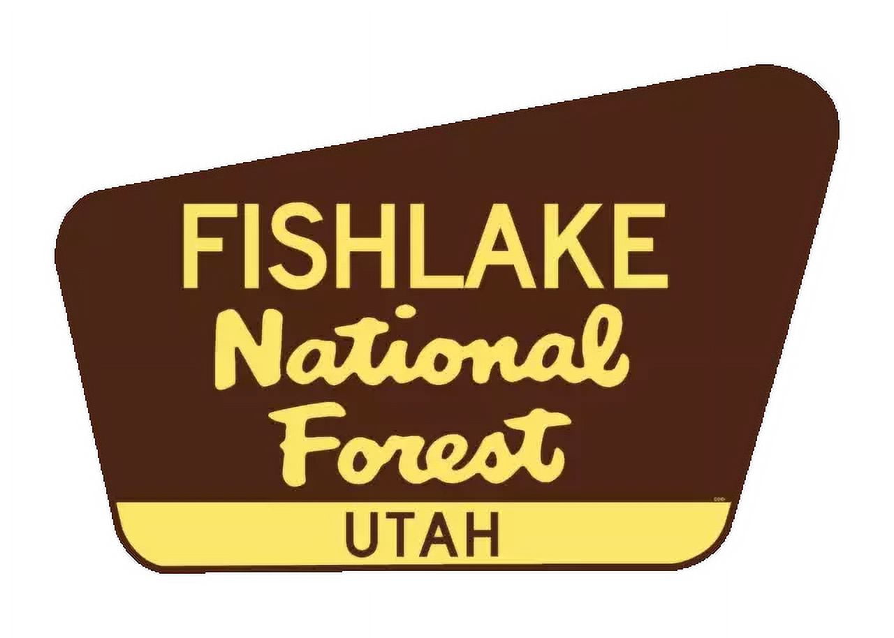 Fishlake National Forest Decal Sticker Utah X Phone Decal Water Bottle ...