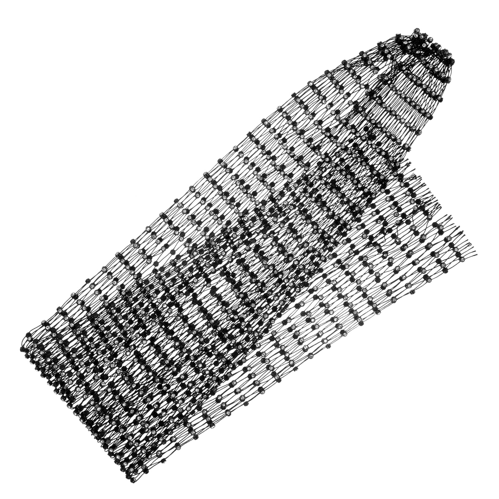 Fishnet Hood Hair Scarf Women Scarf Black Hijab Costume Headpiece Mesh ...