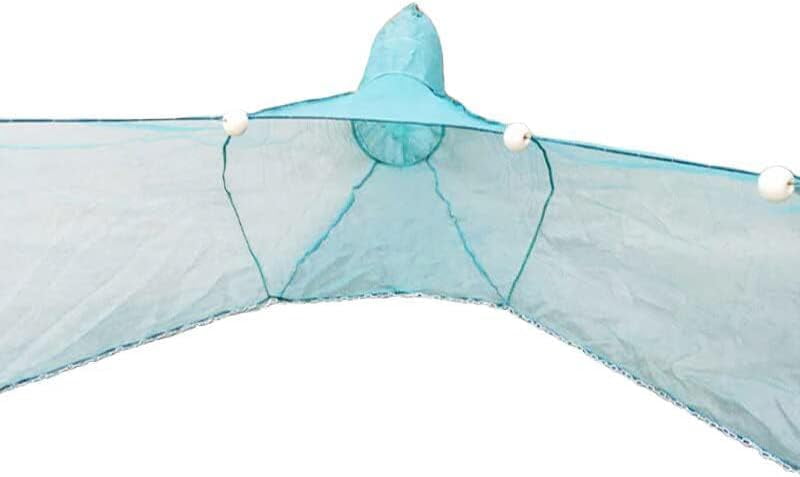 Fishnet Small Net Catcher Trawl Fishing Cage Bobber Folding Crab ...