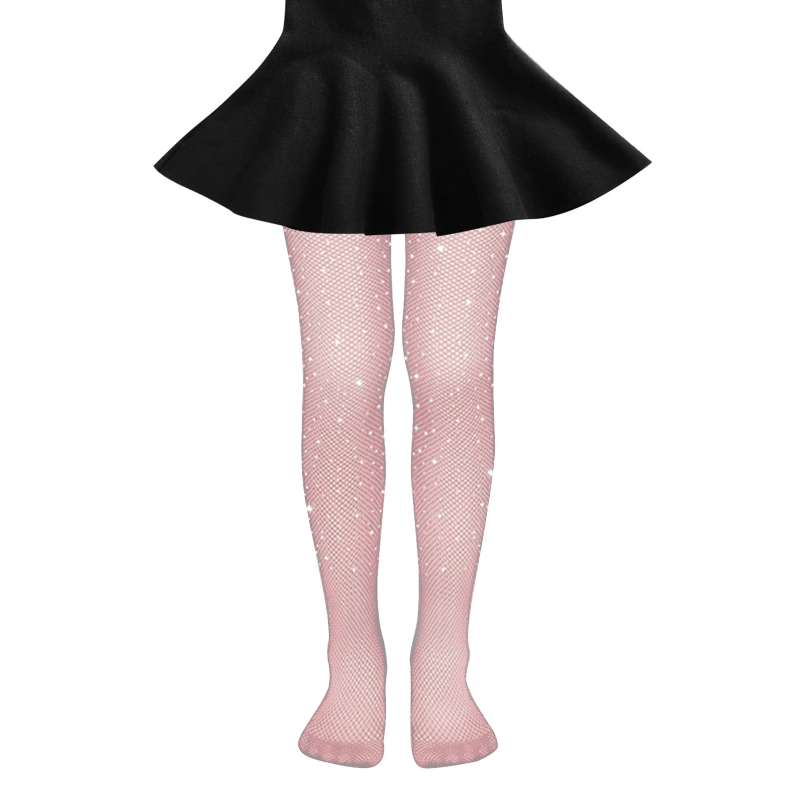 Fishnet Tights for Girls with Rhinestone High Waist Fishnet Tights ...