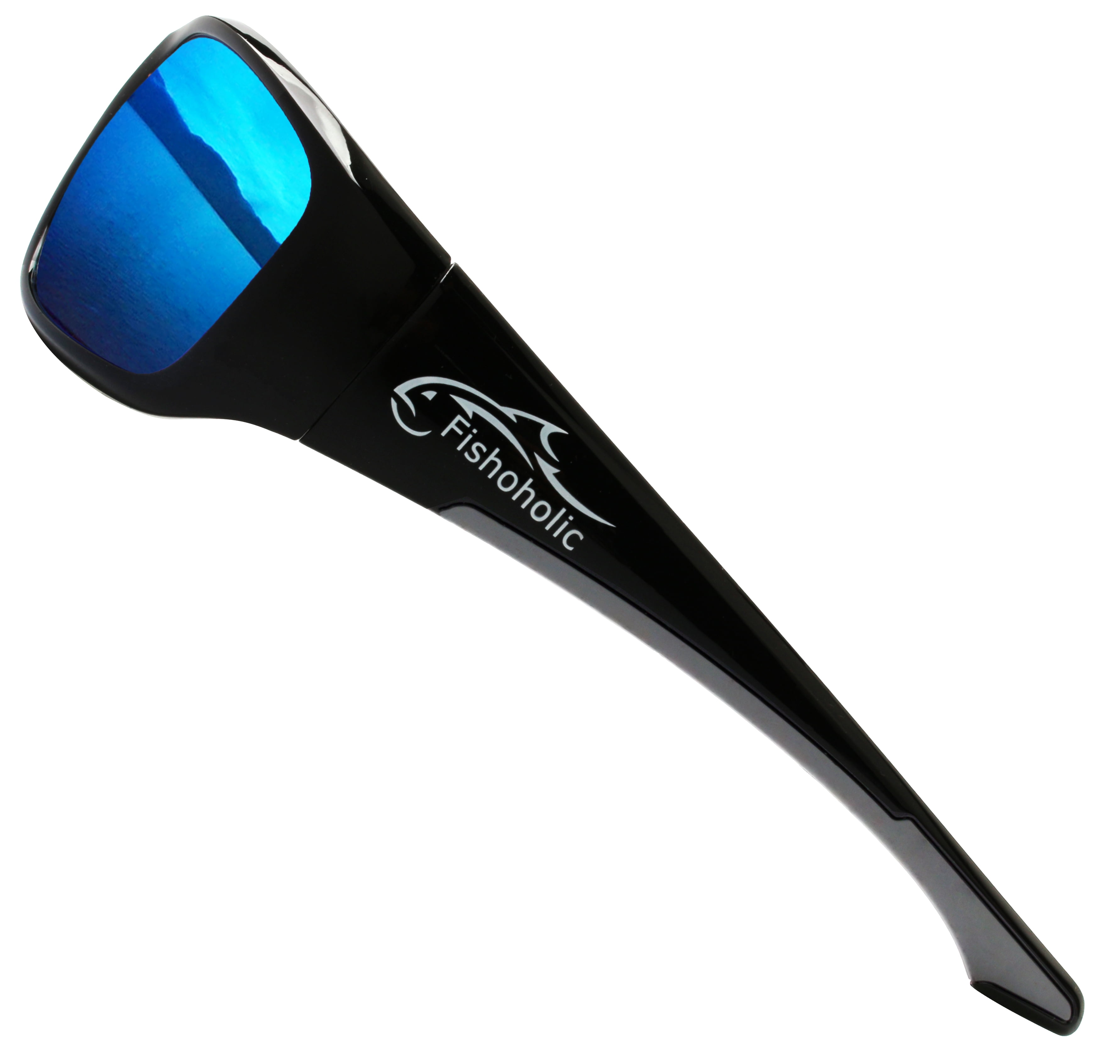 Fishoholic Polarized Fishing Sunglasses (6 Color Options) L/XL - Rubber ...