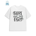 Fishy Fishing Tee mens fish 180G 100% Cotton white for 60 year old ...