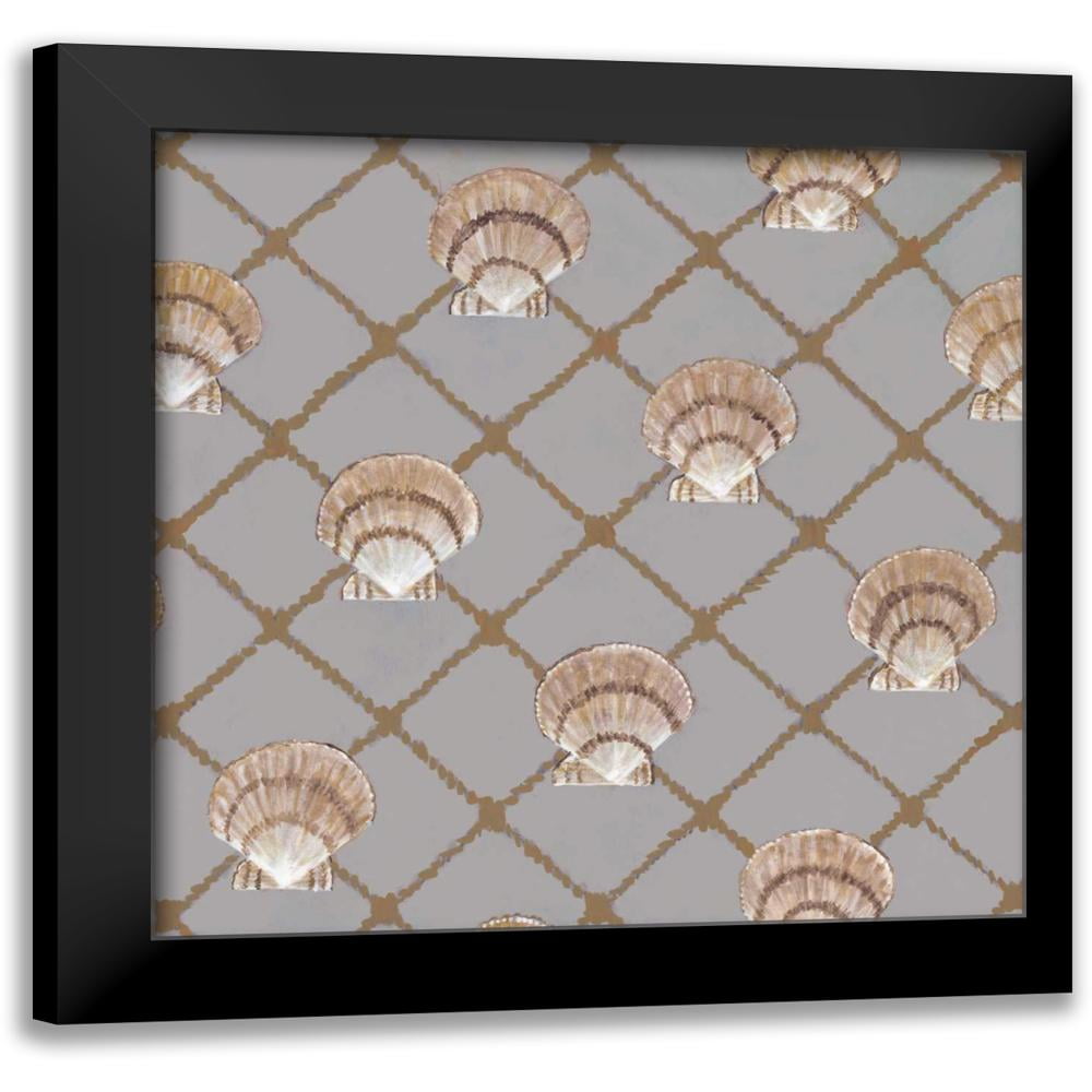 Fisk, Arnie 15x15 Black Modern Framed Museum Art Print Titled - Scallop ...