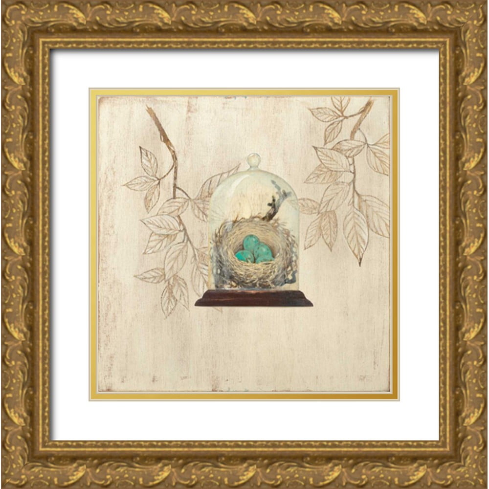 Fisk, Arnie 20x20 Gold Ornate Wood Framed with Double Matting Museum ...