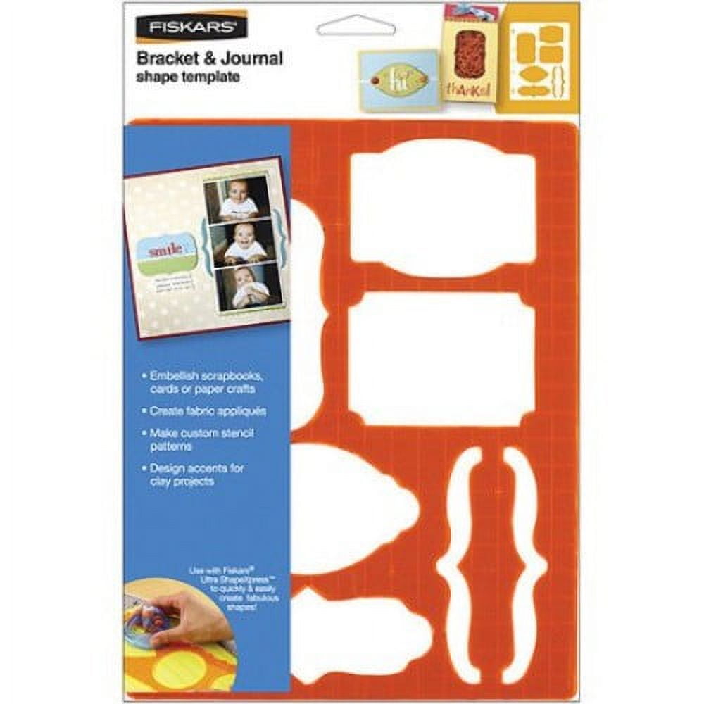 Fiskars 01-005266 Bracket and Journal Shape Template, Color May Vary ...