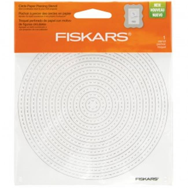 Fiskars 1188-900 6 x 6 in. Paper Piercing Stencil -Circles - Walmart.com