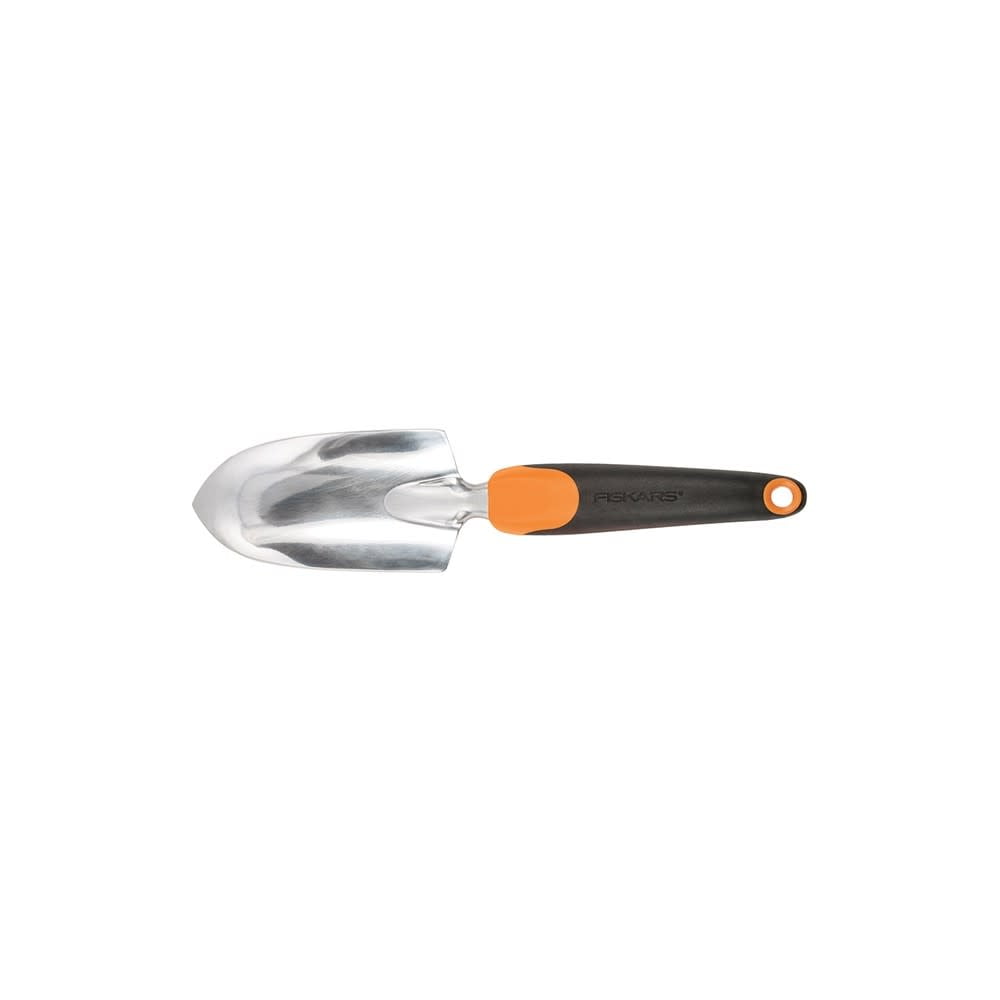 Fiskars 12.25" Cast Aluminum Head 300S Ergo Garden Trowel, Includes ...