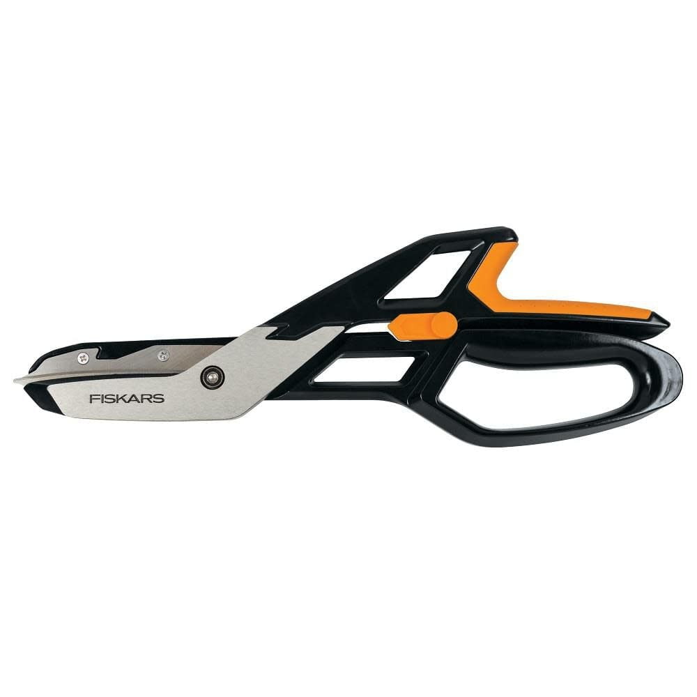 Fiskars 13 in. PowerArc Easy Action Aluminum Tin Snips for Large Hand ...