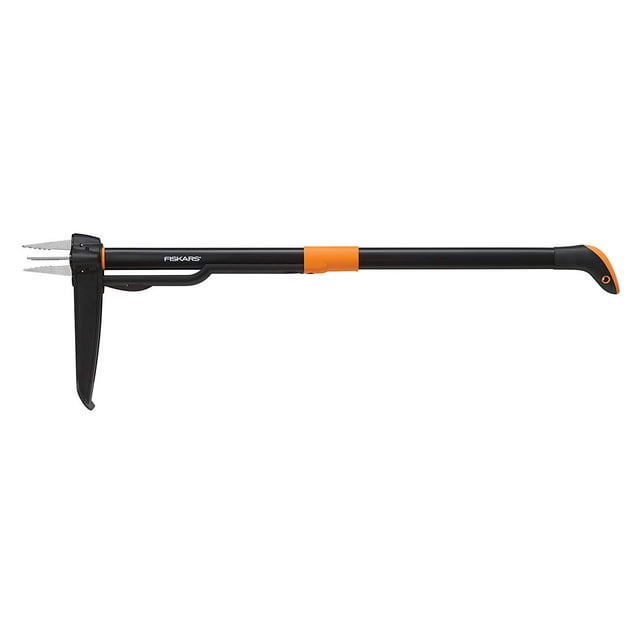 "Fiskars Stand-Up 4-Claw Weeder with Easy Handle, Dandelion Remover ...