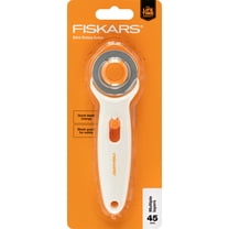Fiskars Titanium Comfort Stick Rotary Cutter 45mm for Fabric Cutting ...